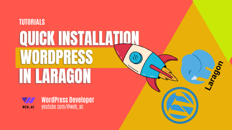Step-by-step tutorial on how to quickly install WordPress in Laragon - Mohamadreza Mohamadi